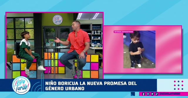 De Menor a Mayol: Niño debuta en el género urbano | Viva La Tarde | wapa.tv