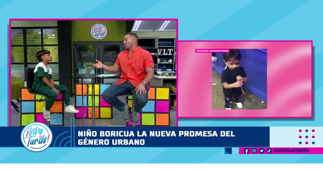 De Menor a Mayol: Niño debuta en el género urbano | Viva La Tarde | wapa.tv