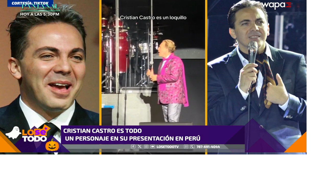 Christian Castro detiene su concierto para hacer un "stand up comedy ...