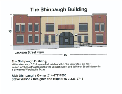 New building proposed in downtown Waxahachie | Business | waxahachiesun.com