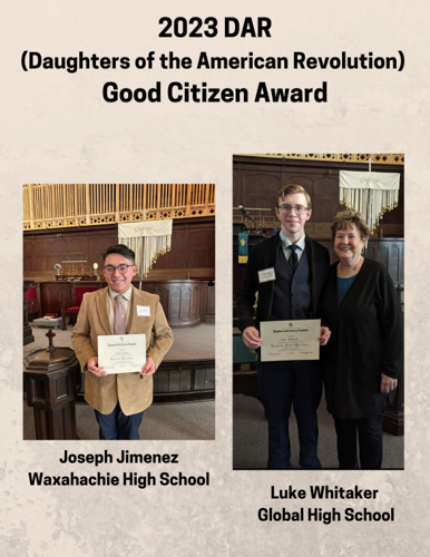 DAR Good Citizen Award | Education | waxahachiesun.com