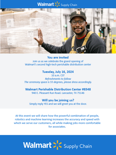 Walmart opens high-tech perishable distribution center in Lancaster ...