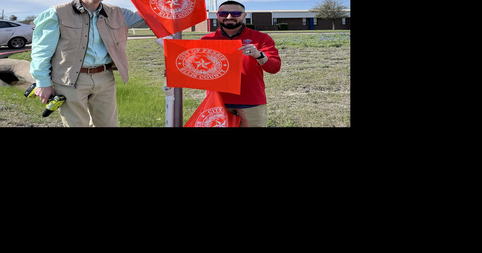Ferris introduces crosswalk flags for pedestrian safety | Business ...