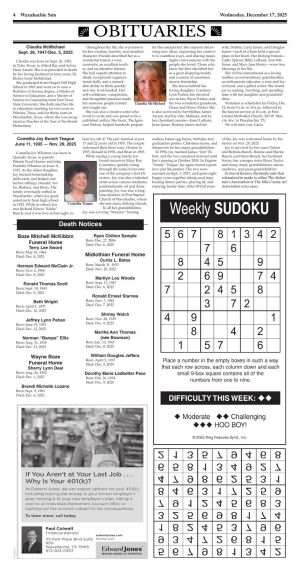 Page 04 - 12-17-25 - BW - OBITS | e-Edition | waxahachiesun.com