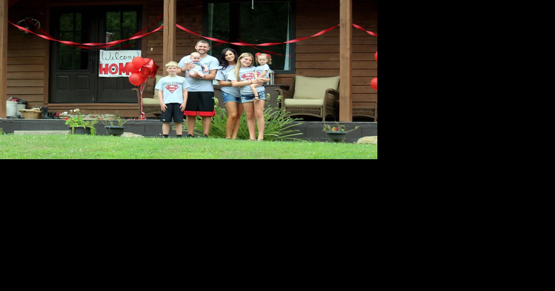 Community welcomes baby Steele Merritt home for first time since birth ...