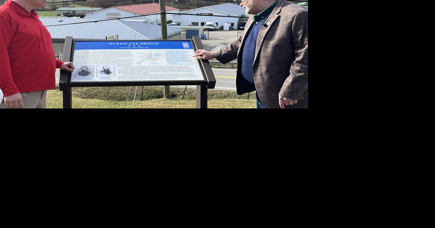 Civil War marker, Hurricane WV, Battle of Hurricane Bridge ...