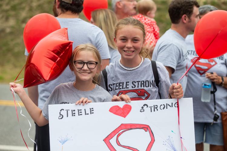 Community welcomes baby Steele Merritt home for first time since birth ...