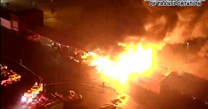 UPDATE: Crews Fight MDOT Building Fire in Centreville | Latest News ...