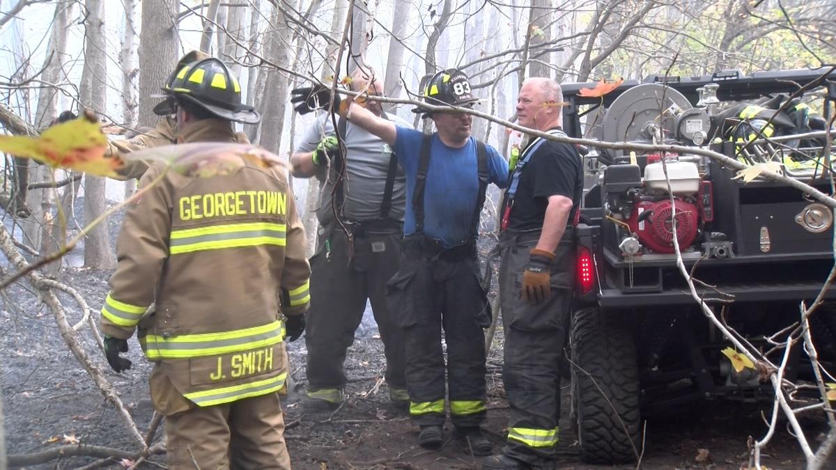 Fire Departments Battle Multiple Brush Fires near Georgetown as Dry ...
