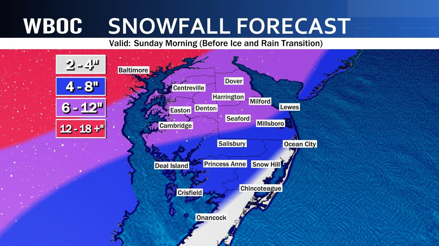Delmarva braces for weekend winter storm | Latest News | wboc.com