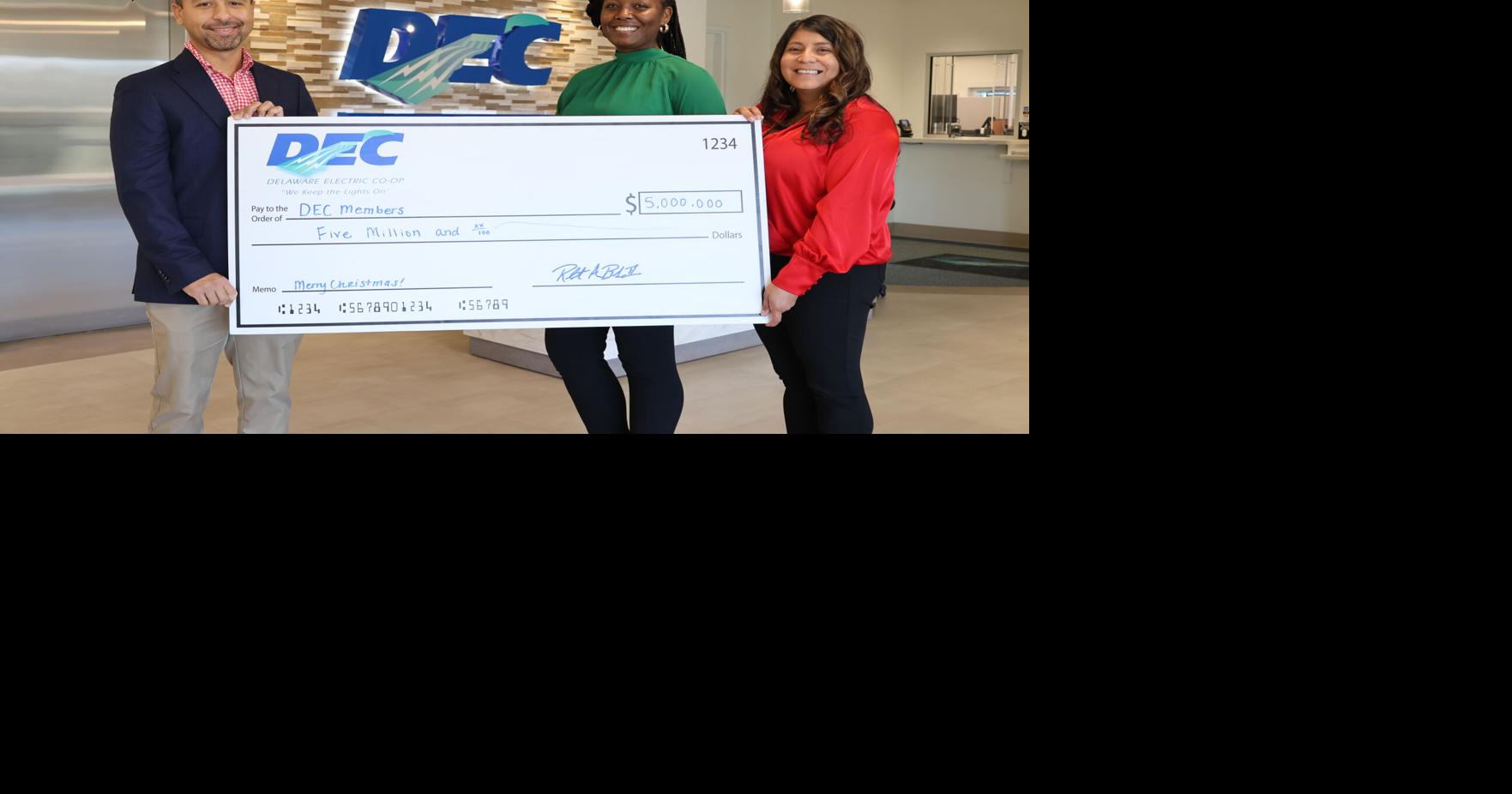 Delaware Electric Cooperative Announces Over $5 Million in Member ...
