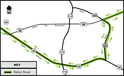 Route 90 Closures to Begin This Weekend | Latest News | wboc.com
