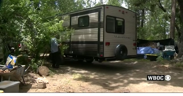 Family Burned Out Of Home In Wildfire Receives RV | Latest News | wboc.com