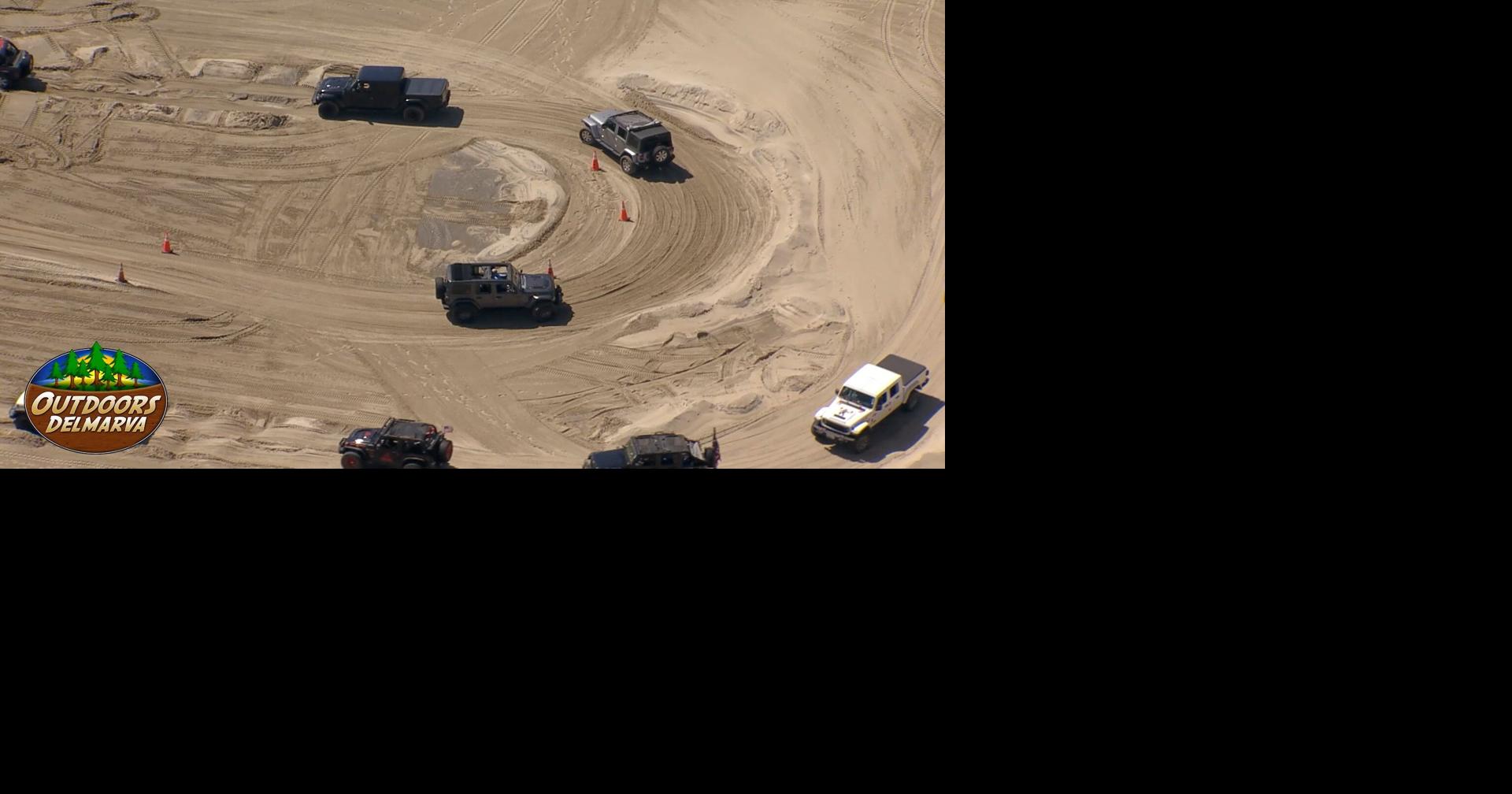 Jeep Crawl on the Beach in Ocean City | Outdoors Delmarva | wboc.com