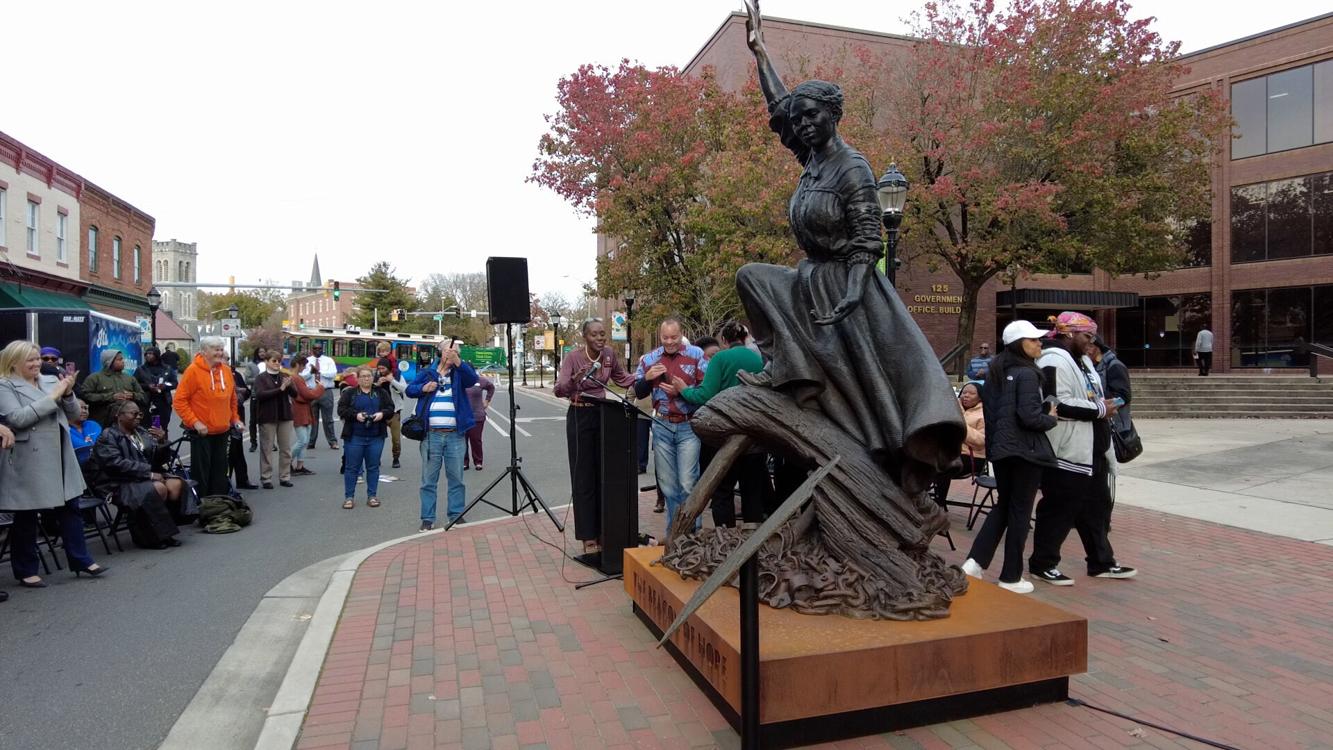 Harriet Tubman 'Beacon of Hope' Statue Illuminates Downtown Salisbury ...