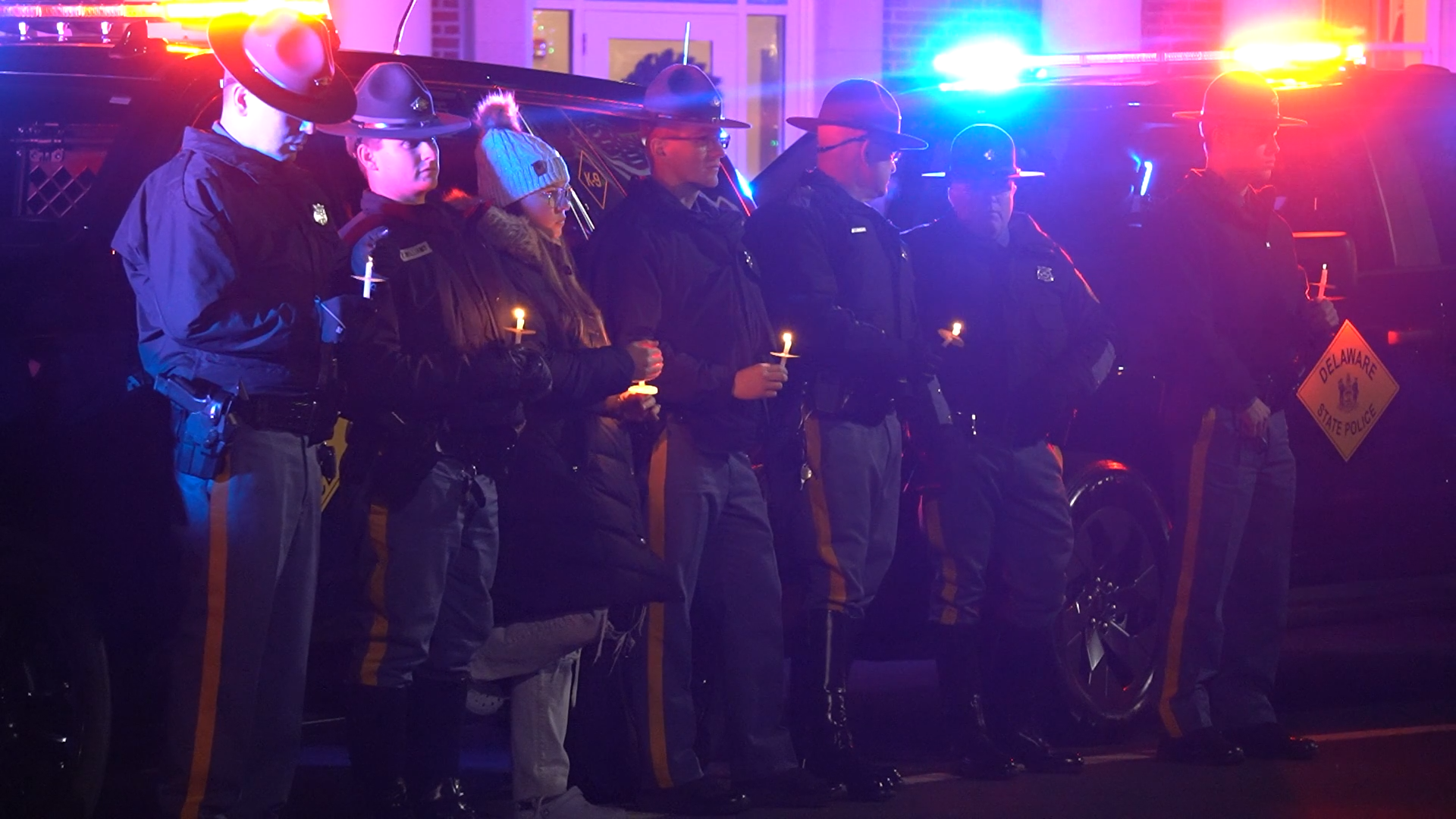 Vigil held in Georgetown for slain DSP trooper | Latest News | wboc.com