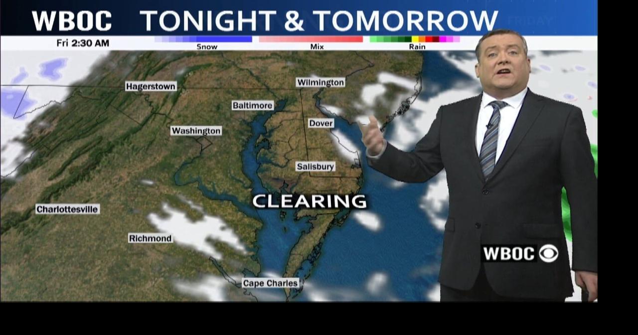 WBOC Evening Weather January 16 2025 | WBOC Weather | wboc.com