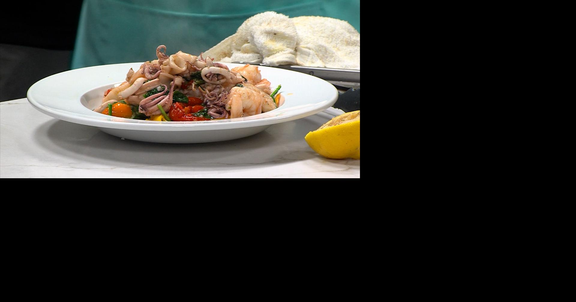 Chef Joe Bellia Prepares his Signature Calamari Appetizer for Mamma Mia ...