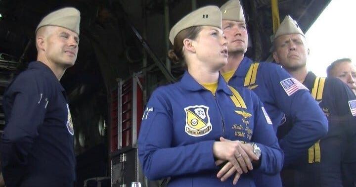 Flying with the Blue Angels first Female Pilot | Archive | wboc.com