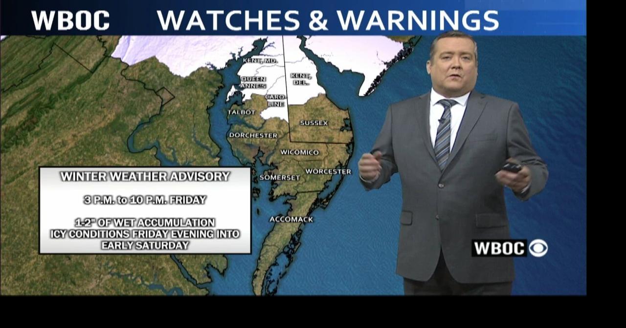 WBOC Evening Weather January 2 2025 | WBOC Weather | wboc.com