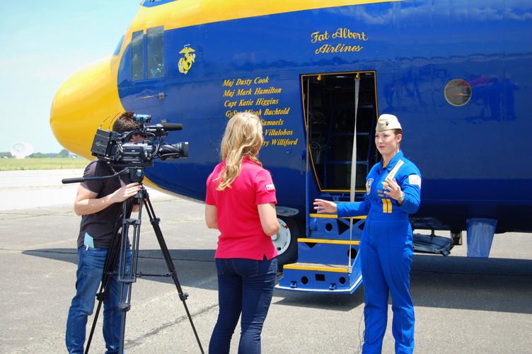 Flying with First Female Blue Angels Pilot, Capt. Katie Higgins ...