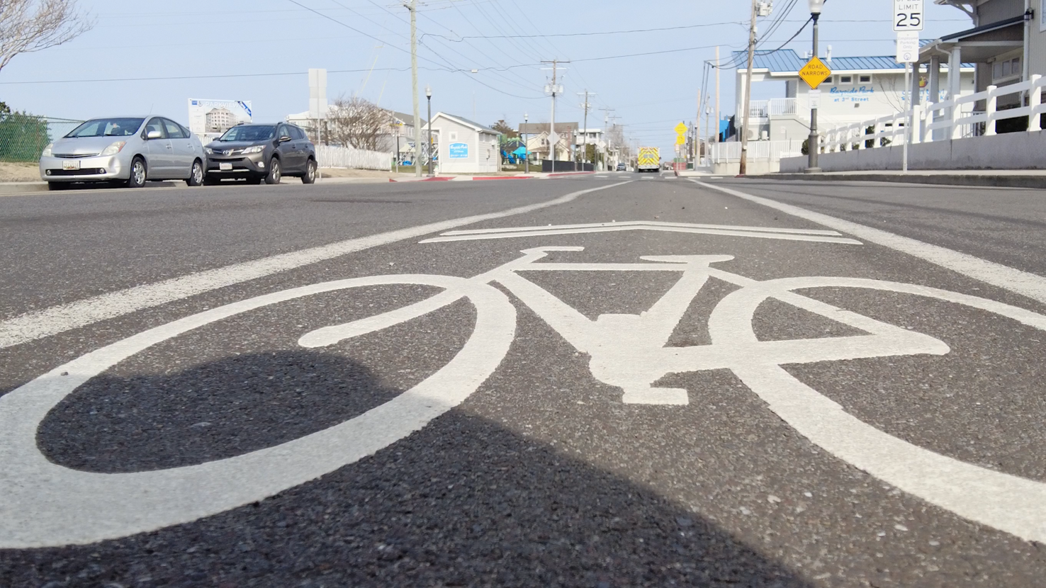 Ocean City approves green bike lane marking pilot program on St. Louis ...