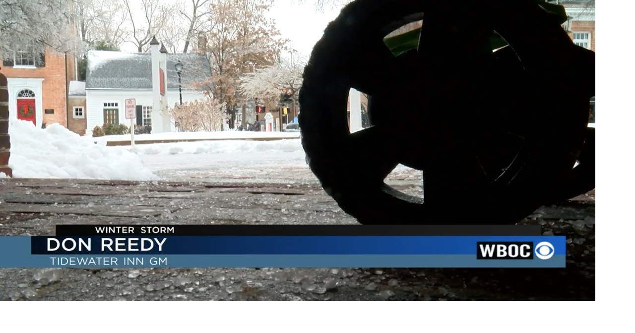 Easton Battles Ice On Roadways | Latest News | wboc.com