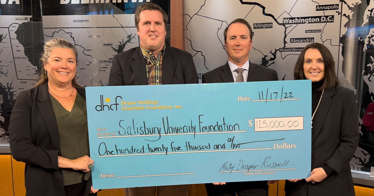 Thomas H. Draper Scholarship Established At Salisbury University ...