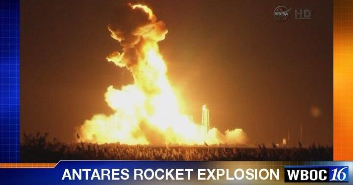 nasa rocket ship explosion