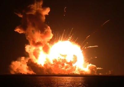 antares launch explosion