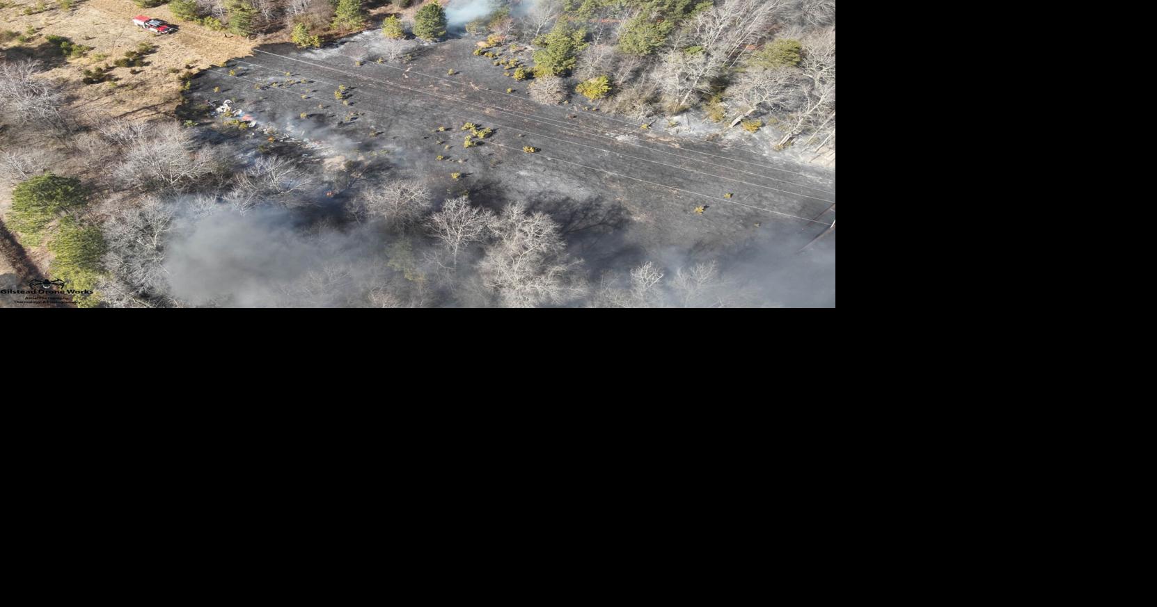 UPDATE: Multiple Fire Departments Respond to 24 Acre Woods Fire in ...