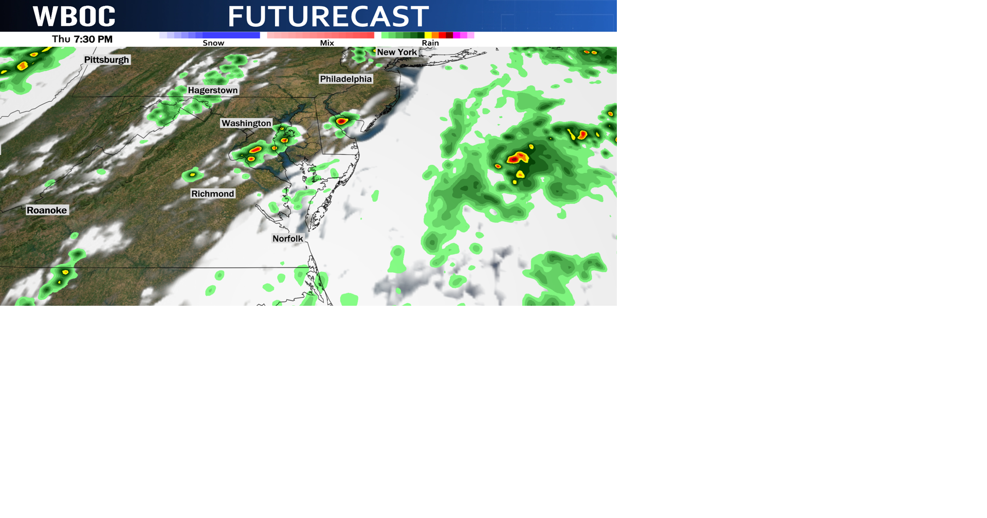 A Few Showers / Storms Today Leads To Amazing Weekend Forecast | WBOC ...