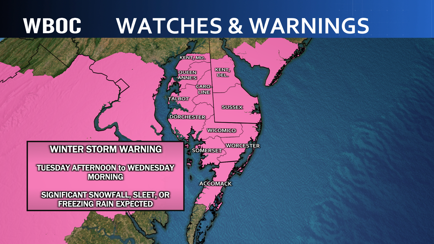 Winter Storms Warnings Up For Winter Storm Starting Tuesday Afternoon ...