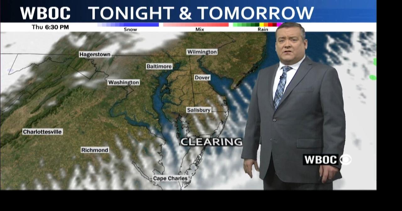 WBOC Evening Weather January 23 2025 | WBOC Weather | wboc.com