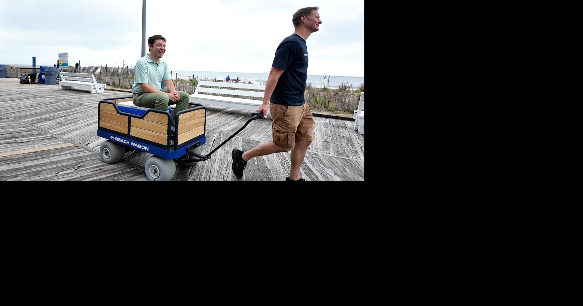 DelmarvaLife's James McDonald is Getting Familiarized with the Handy E-Beach Wagon ...