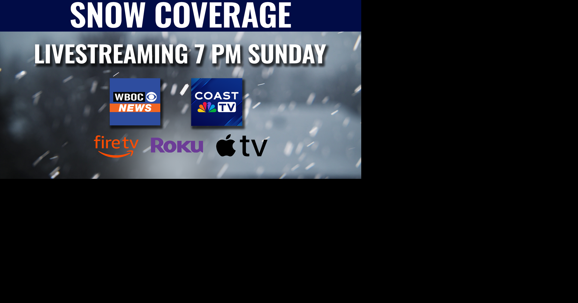 WBOC & CoastTV special storm coverage livestream Sunday | Latest News ...