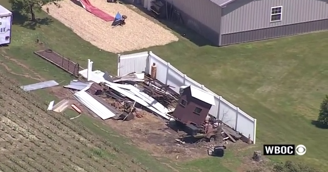 Tornado Damage Surveyed from Chopper 16 | Latest News | wboc.com