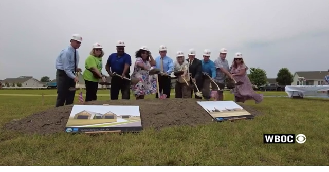 Harrington Breaks Ground On New Library | Latest News | wboc.com