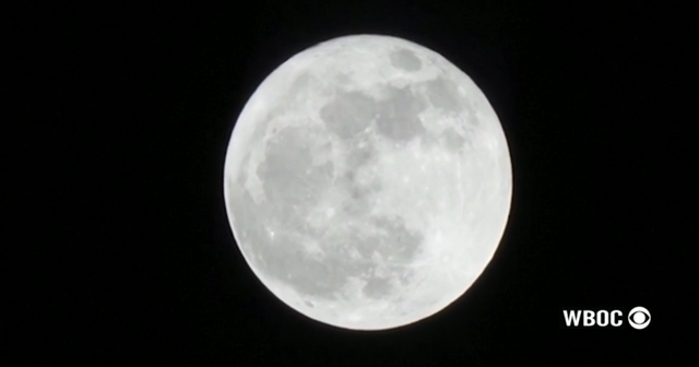 Rare "Blue" Supermoon Tuesday Night | Latest News | wboc.com