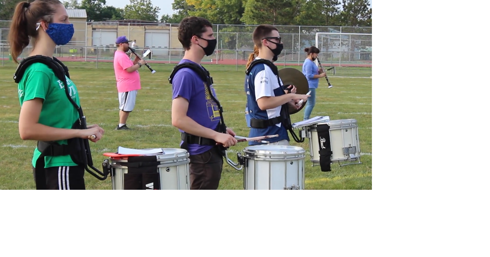 VIDEO! Titan band marches on with practice and performances despite ...
