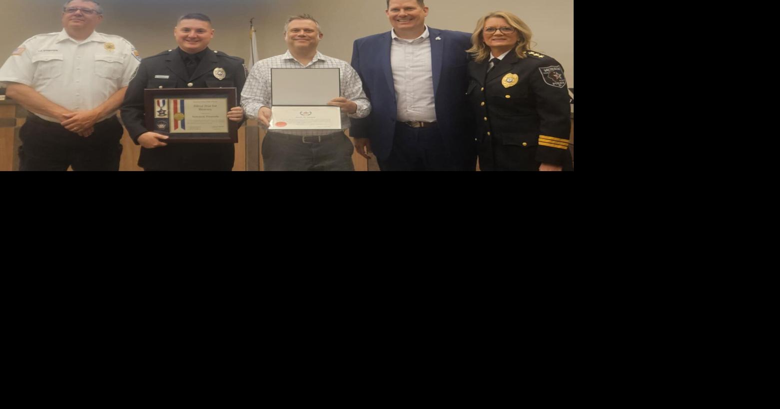 Morris Police Officer & Civilian Receive Life Saving Awards | Local ...
