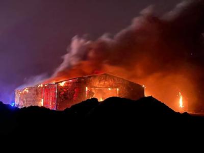 TOP 10 Stories of 2023, Number 6: Dwight Public Works Facility Fire ...