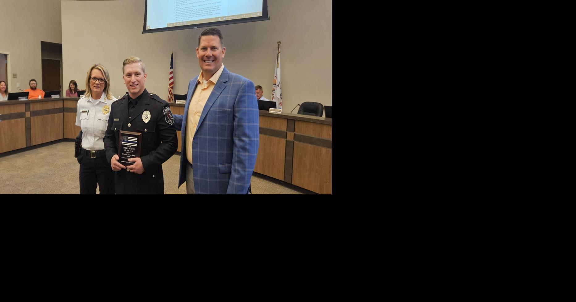 Trevor Hodge Named 2024 Morris Police Officer of the Year | Local News ...