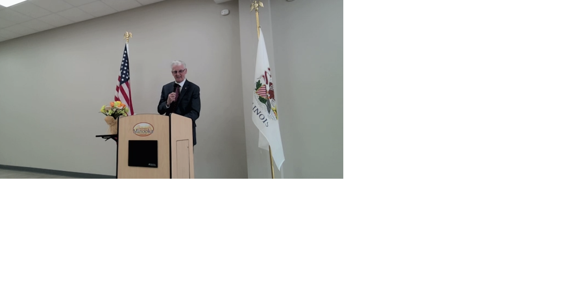 Outgoing Minooka Village President Gives Emotional Tribute to Community ...