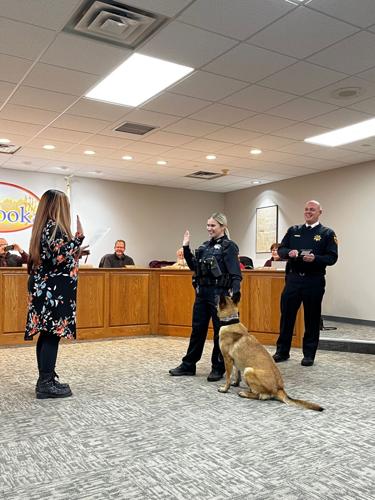 Newest Minooka Police Department K9 Sworn-In | Local News | wcsjnews.com