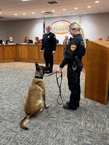 Newest Minooka Police Department K9 Sworn-In | Local News | wcsjnews.com