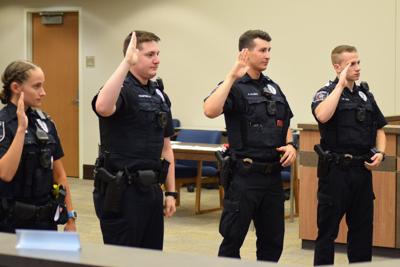 Four Morris Police Officers Sworn-In | Local News | wcsjnews.com