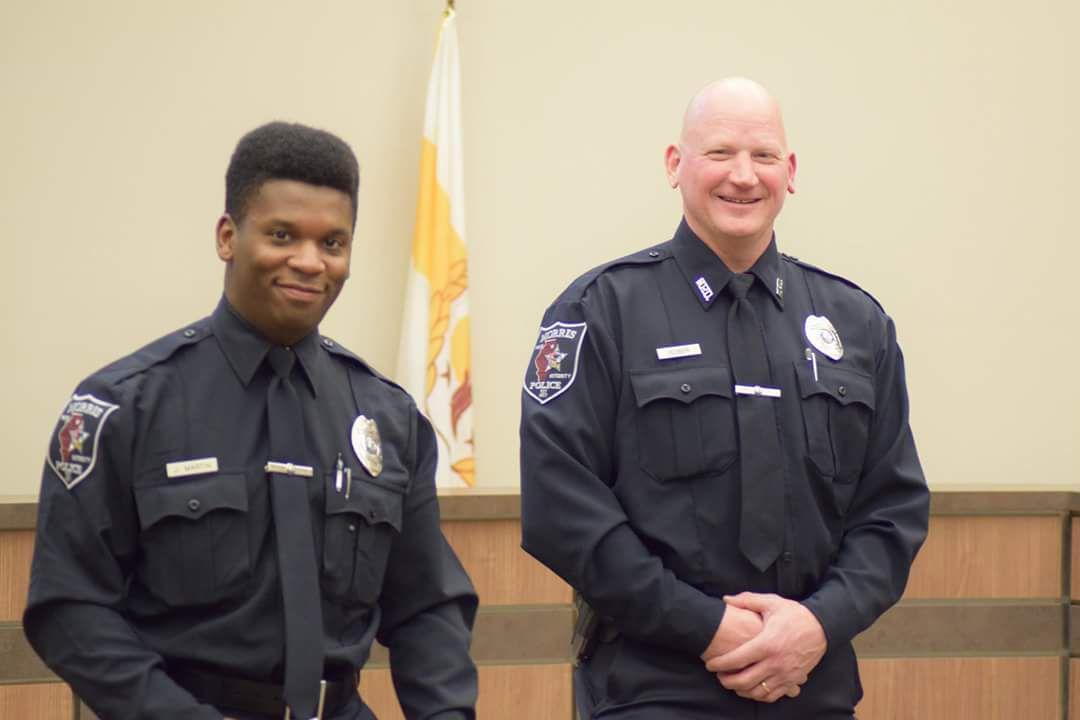 Morris Police Department Swears In Two New Officers | Local News ...