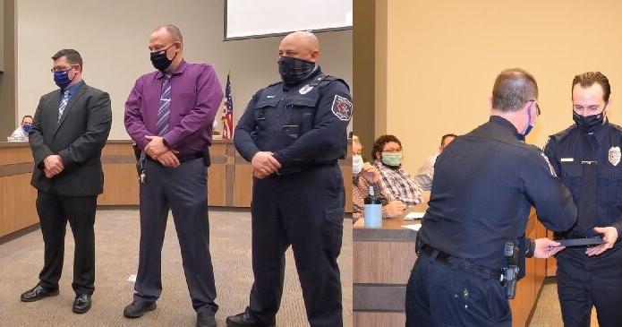 Morris Police Officers Recognized During City Council Meeting | Local ...