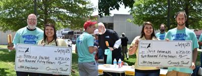 WCSJ/WJDK News Director & Grundy Co. States Attorney Win Hotdog Eating ...